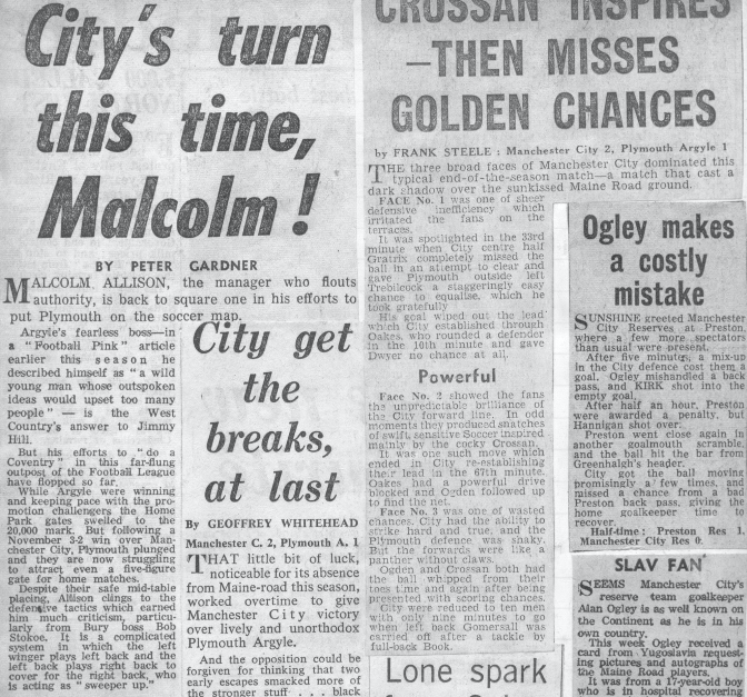 Cossack Allison – Gary James' Football Archive