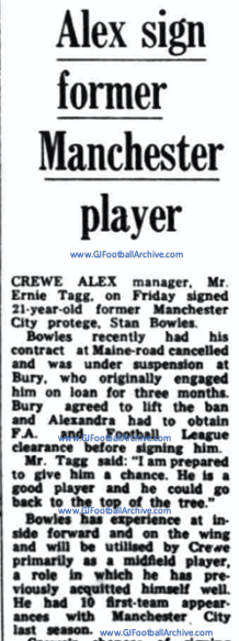 Stan Bowles’ Birth – Gary James' Football Archive