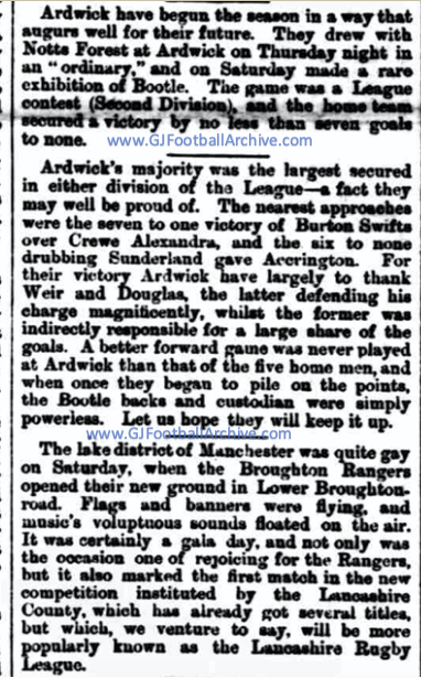 A First League Game – Gary James' Football Archive