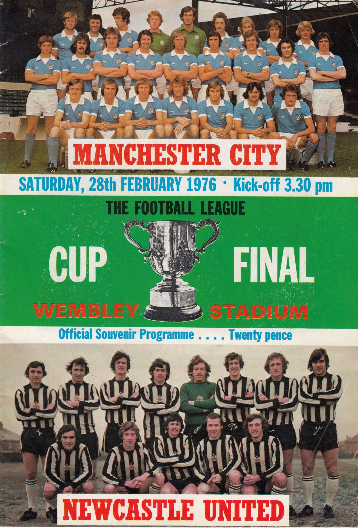 Newcastle v City – Gary James' Football Archive