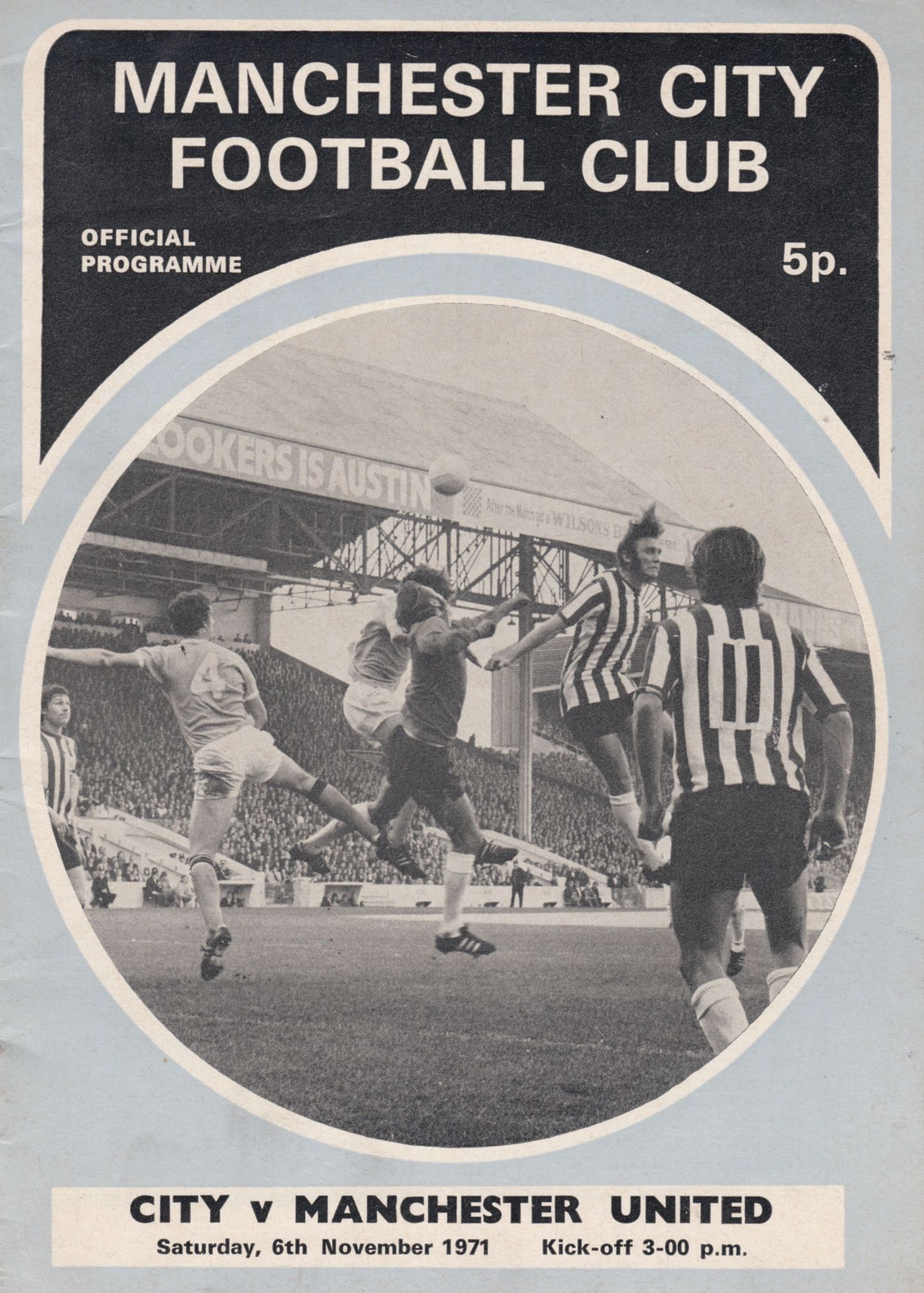 A Classic Manchester Derby From 1971 – Gary James' Football Archive
