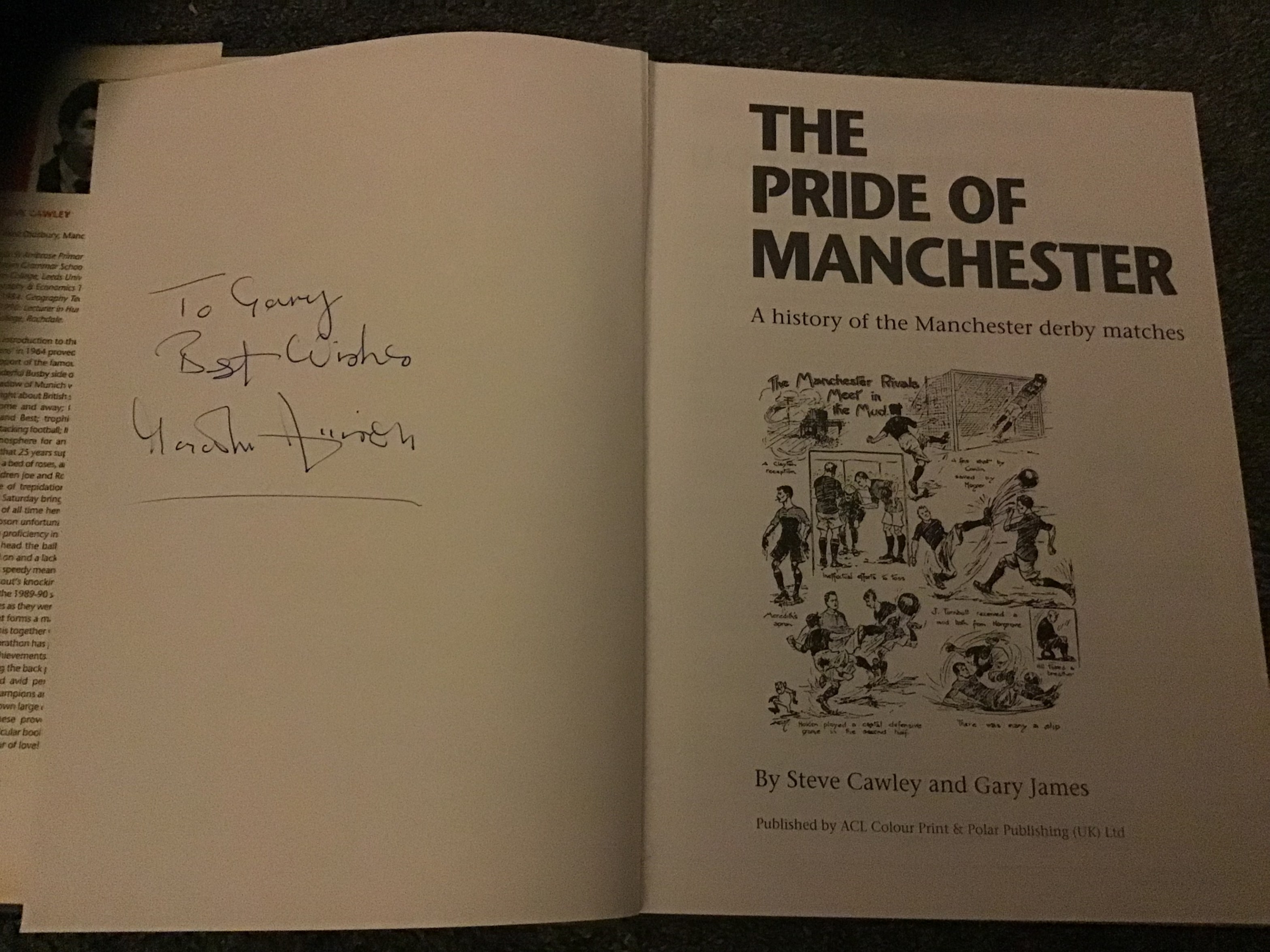 Malcolm Allison Autographed Copy of The Pride of Manchester – Gary ...
