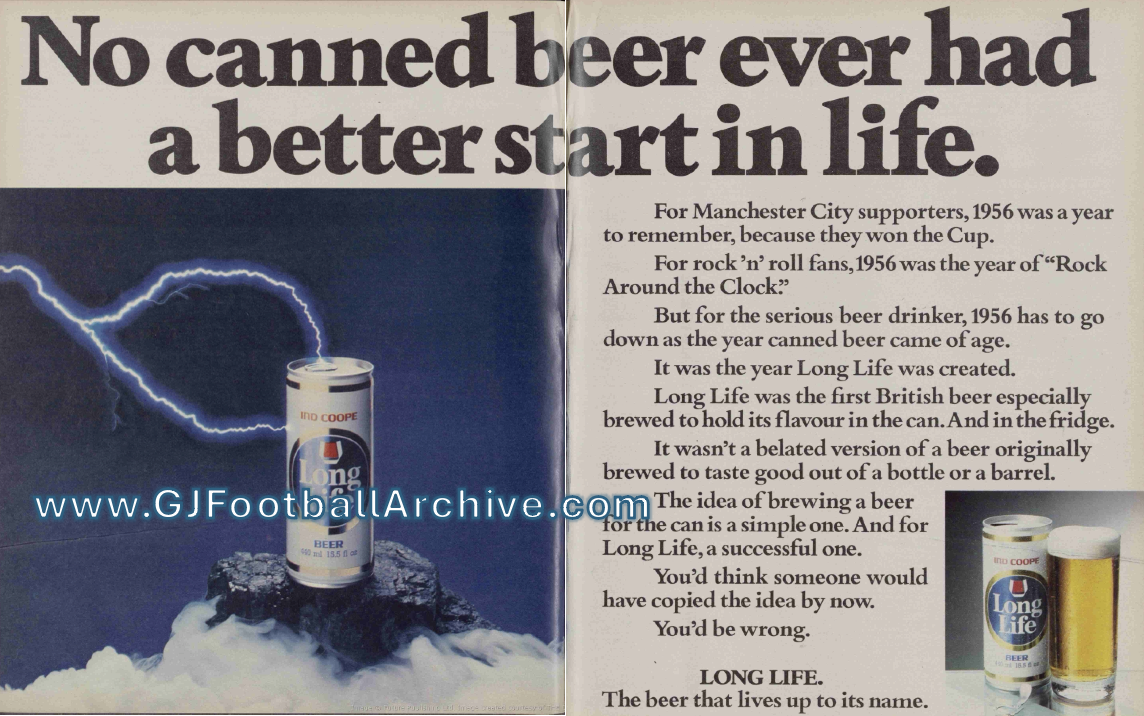A Magazine Advert from 1978 – Gary James' Football Archive